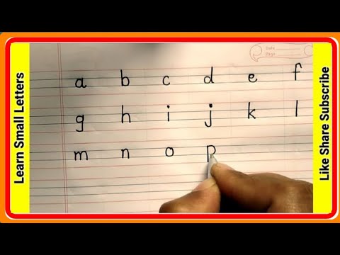 Small letter abc writing/How to write small alphabet letters/Alphabet ...