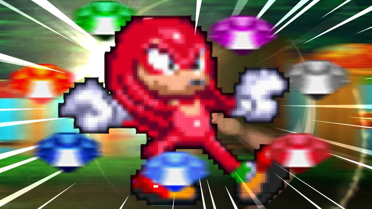 Knuckles Hunts For Emeralds - YouTube