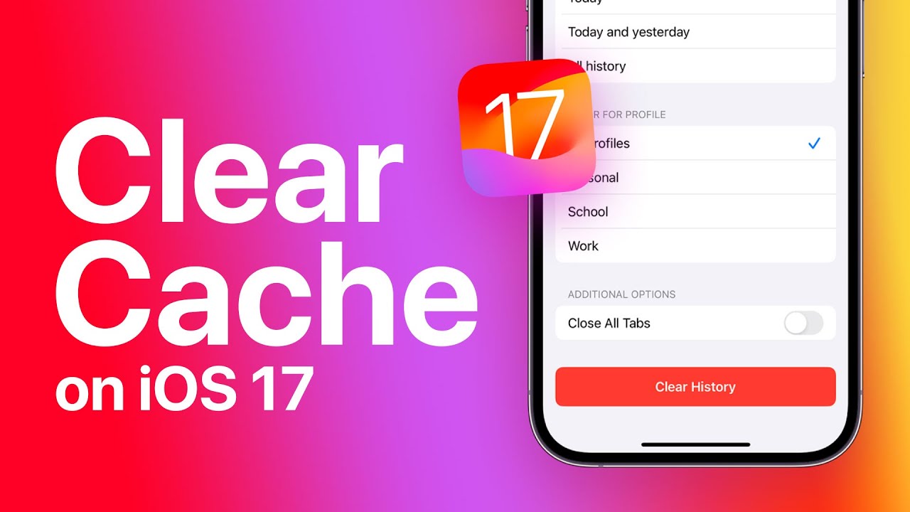 After You Upgrade to iOS 17, Clear Your Cache - YouTube