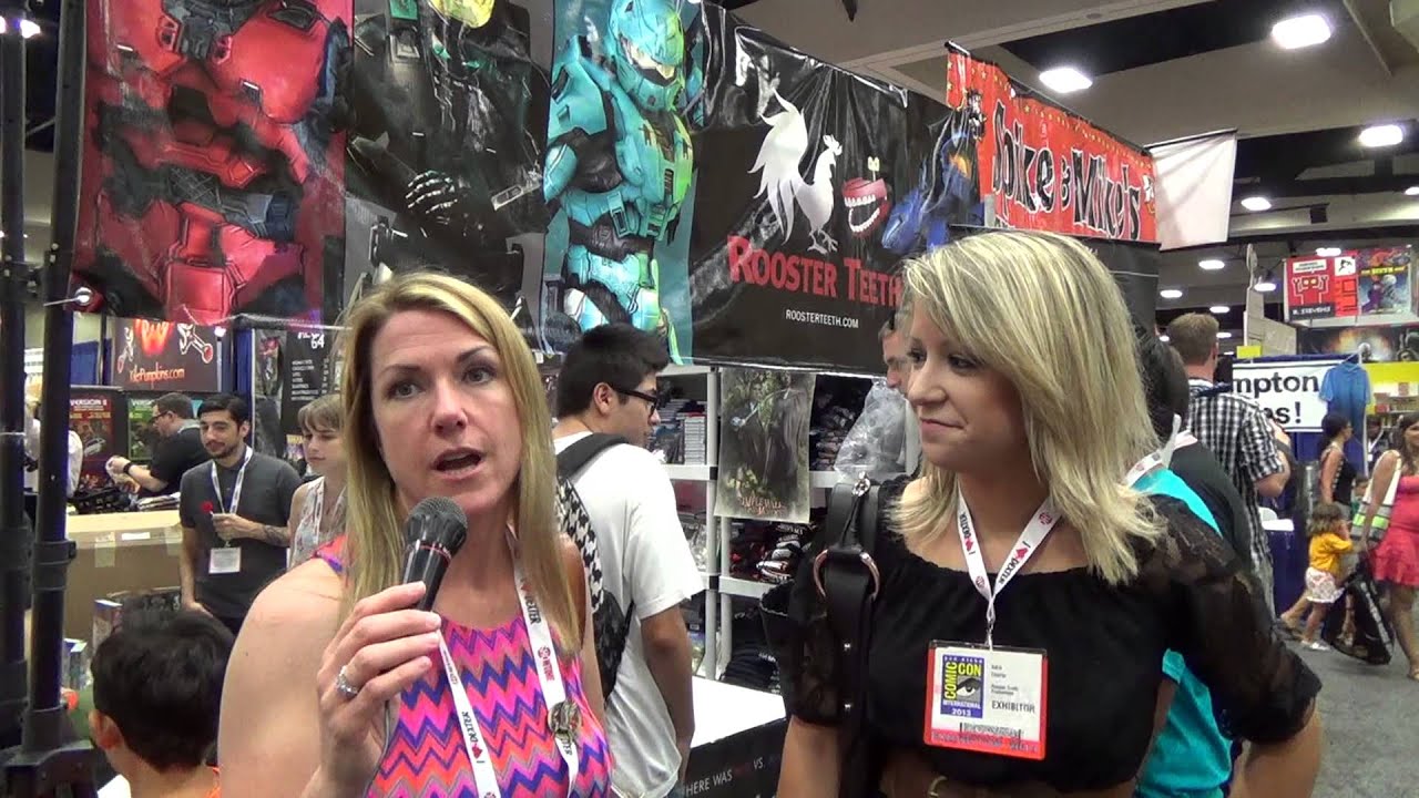 Comic-Con 2013: Interview with Rooster Teeth's Kathleen Zuelch and Kara Eberle for RWBY - YouTube