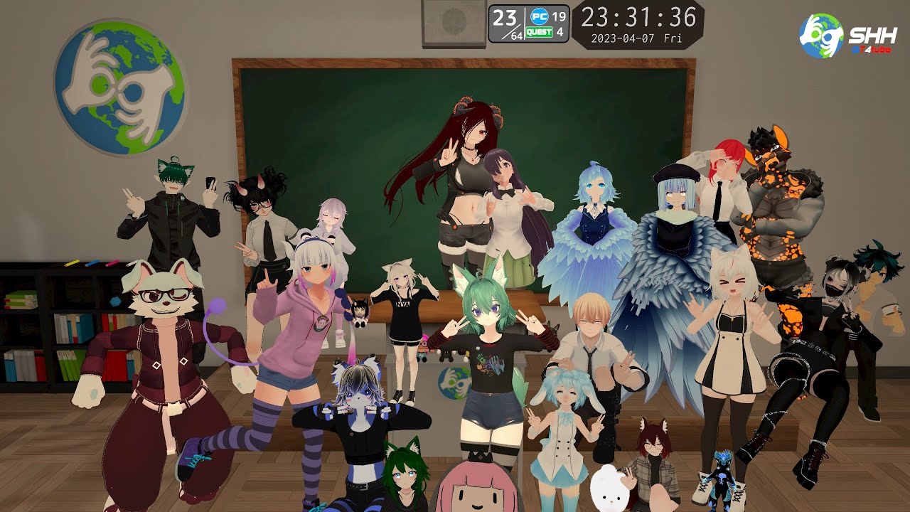 Helping Hands ASL VRChat class 07-04-2023 - YouTube