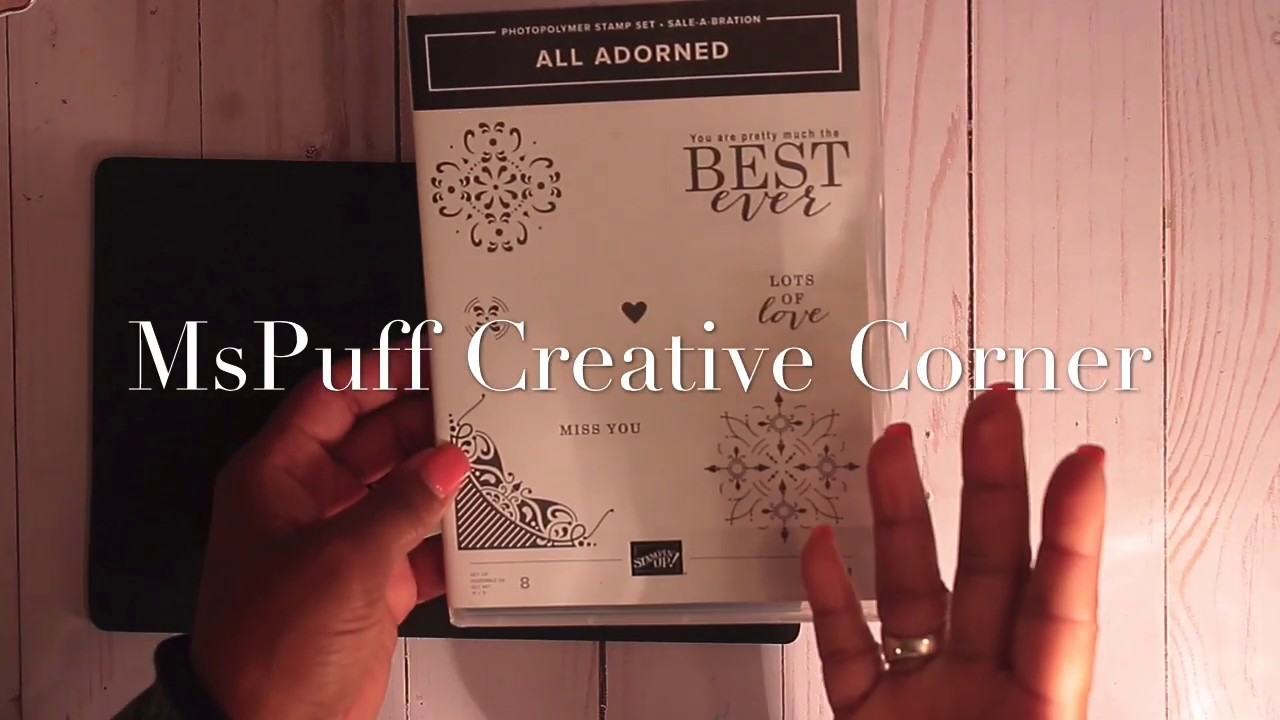 Stampin' Up! All Adorned Stamp Set - YouTube