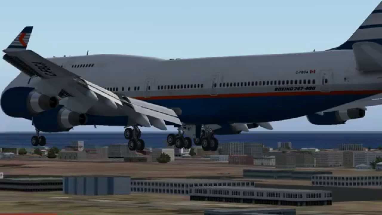 FS9 PMDG BOEING 747 400 - YouTube