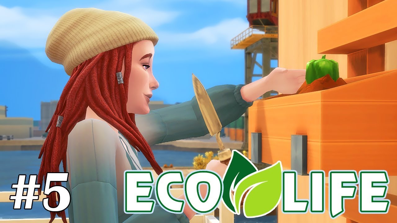 Вертикальный садовод - The Sims 4 - Eco Life #5 - YouTube