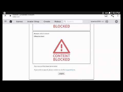 My Roblox account has been Perm banned... - YouTube