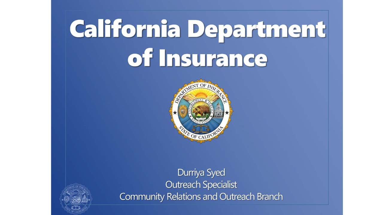 The Challenges of Rural Homeowners Insurance with CA Dept of Insurance ...