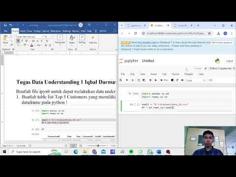 Penjelasan Tugas Python Data Understanding (Non-Visualisasi), Informatika Universitas Nurdin ...