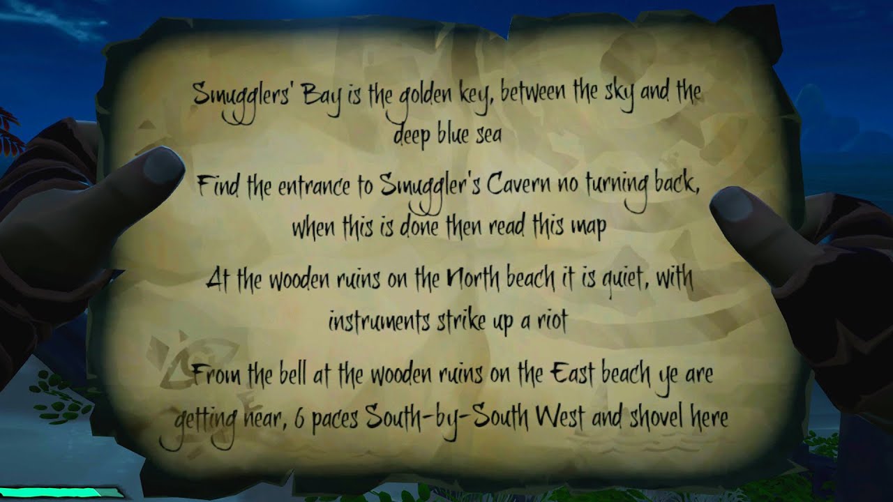 Smuggler's Bay is the golden key, Find the entrance to *Smuggler's ...