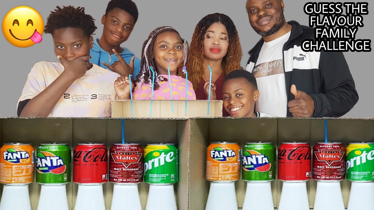 *HILARIOUS* GUESS THE FLAVOR FAMILY CHALLENGE - YouTube