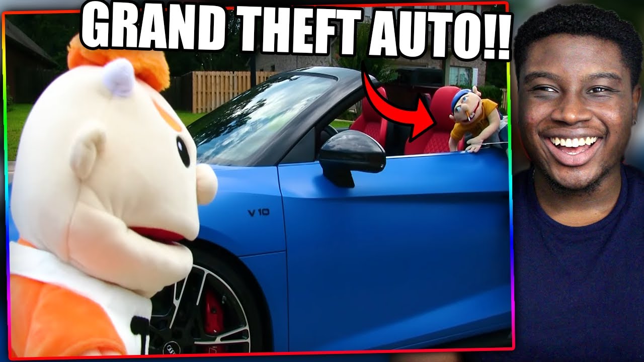 JEFFY STEALS GOODMAN'S CAR! | SML Movie: Jeffy's Joyride Reaction ...