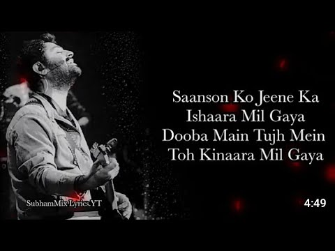 Sanson Ko (Lyrics) / Arijit Singh, Ravi Verma / Hindi Song - YouTube