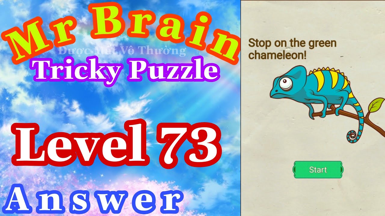 《Mr Brain Level 73》Update Answers Walkthrough Solution 2020 / Cập Nhật Đáp Án Game Mr Brain ...