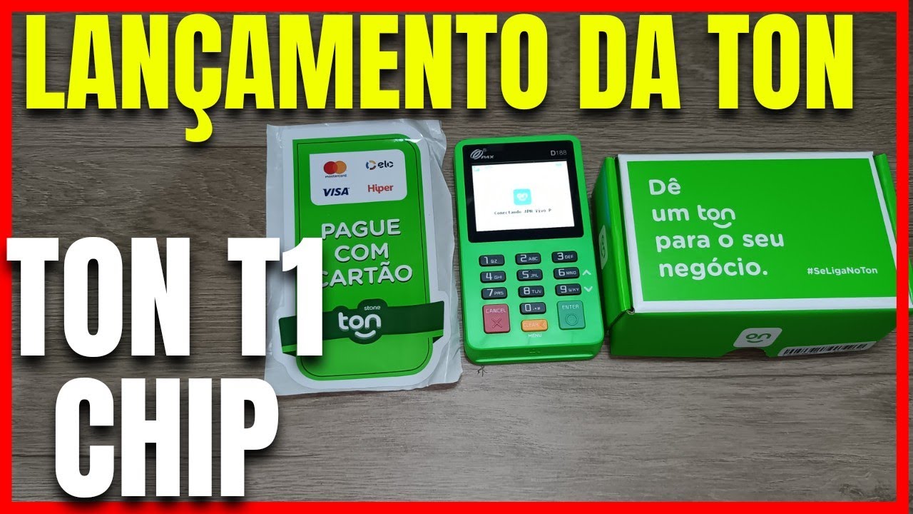TON T1 CHIP : NOVA MAQUININHA LANÇAMENTO DA TON ! - YouTube