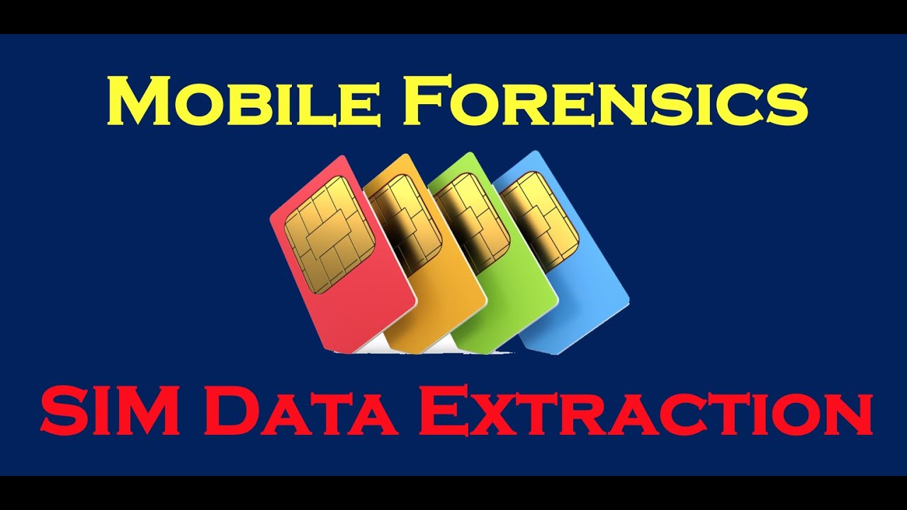 Demo of SIM card Data Extraction - Cellebrite UFED 4PC - YouTube
