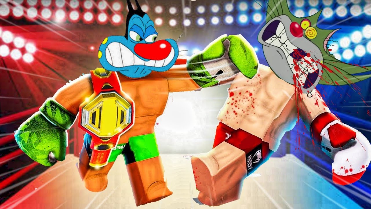 OGGY KNOCKOUT JACK IN BOXING FRIEND SIMULATOR (ROBLOX) - YouTube