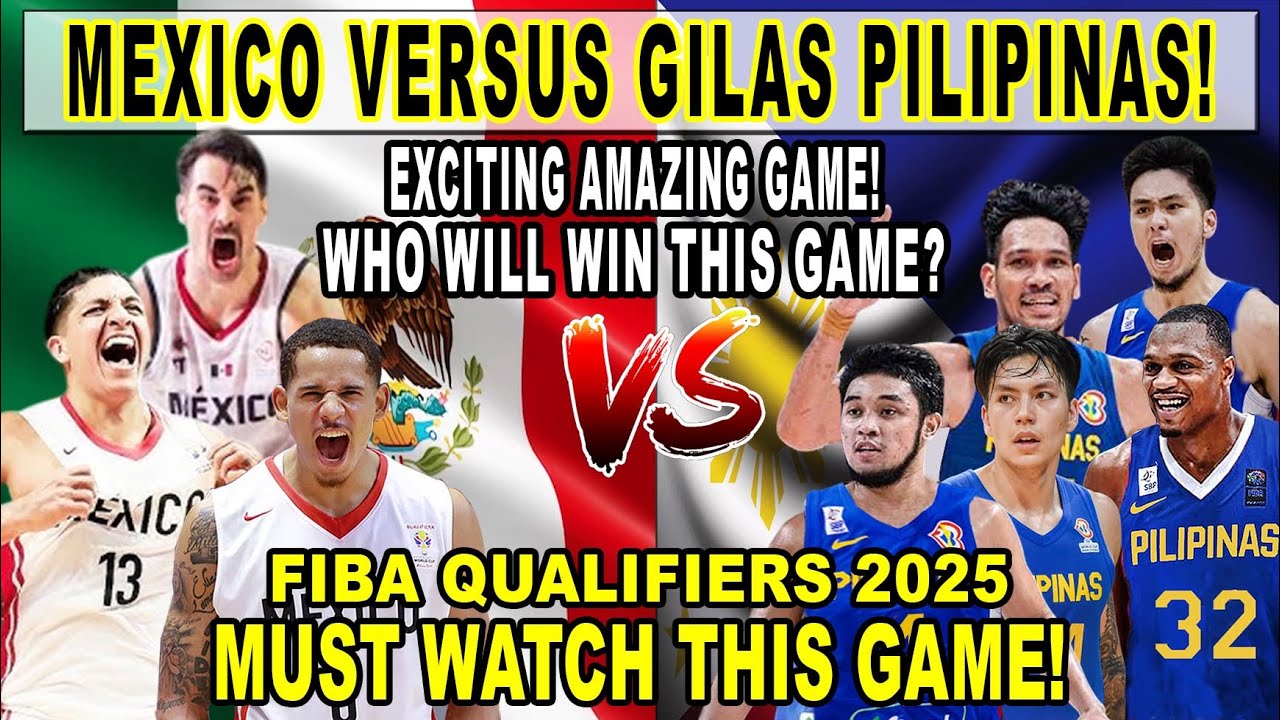 GILAS PILIPINAS vs MEXICO! Abarrientos Shocking Buzzer Beater! FIBA ...