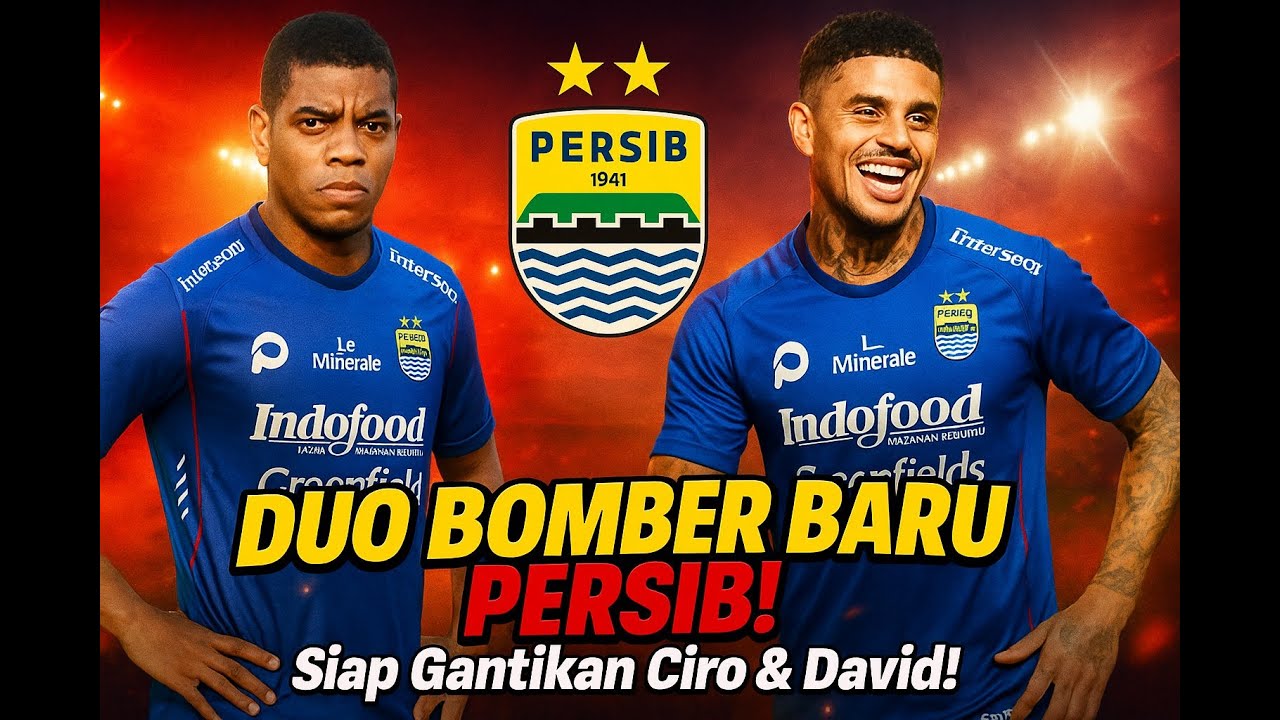 RESMI! Duo Bomber Brasil Baru Persib Ulliam Baros & Ramon Tanque Siap ...