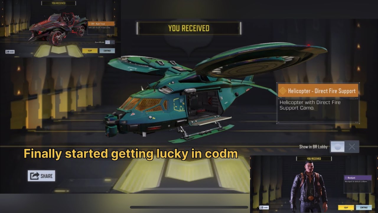 Finally codm gods blessed my with good luck 🤞 | codm legendary helicopter and orv | best lucky ...