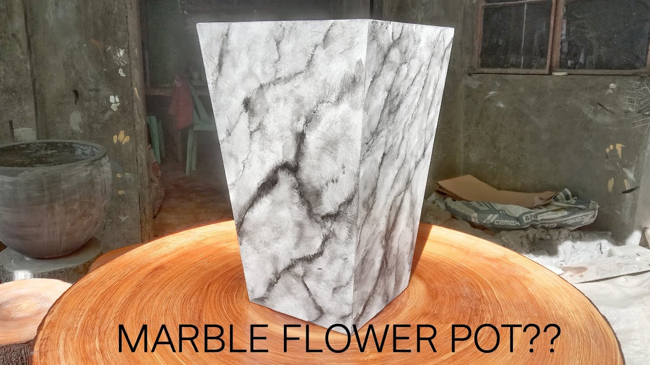 MARBLE EFFECT PAINTING TECHNIQUE - YouTube