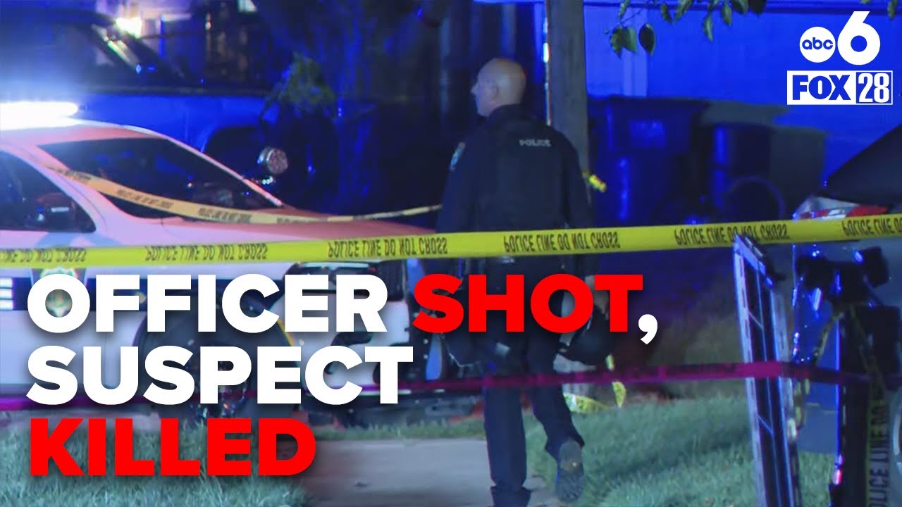 Suspect killed after shooting Ohio officer - YouTube