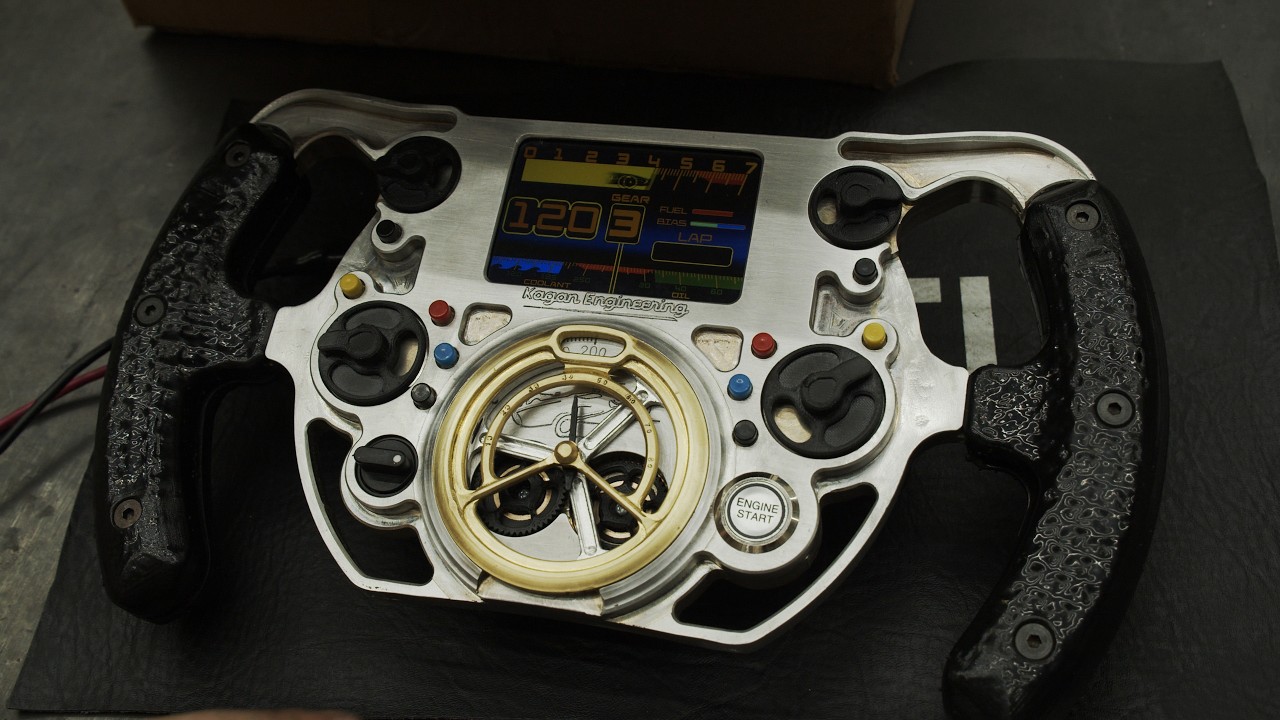 I Put a Mechanical Speedometer and Tach in a F1 Style Steering Wheel ...