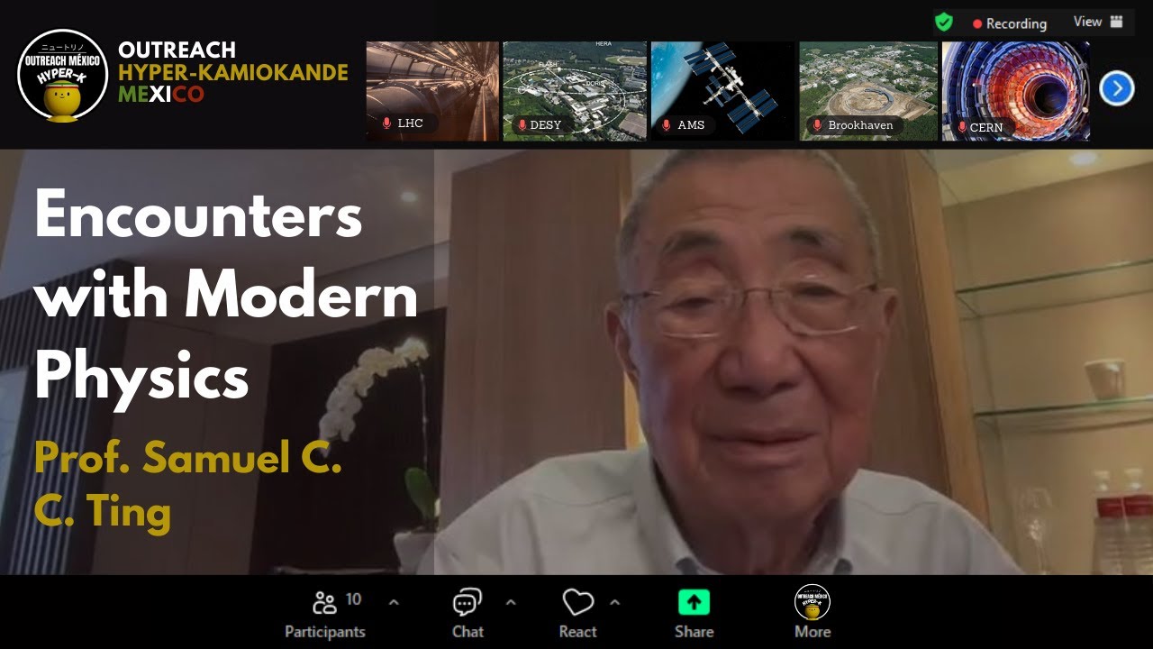 Encounters with Modern Physics | Prof. Samuel C.C. Ting - YouTube