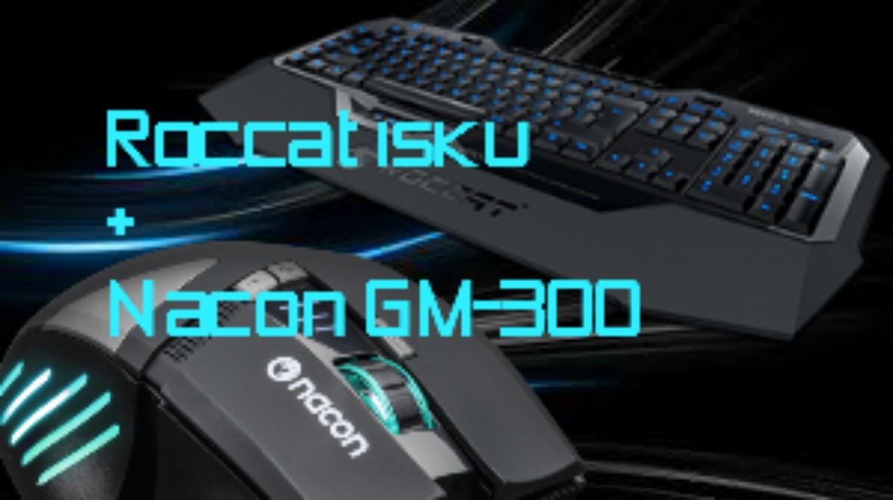 Roccat Isku FX + Nacon GM-300m Optical Gaming Mouse Unboxing - YouTube