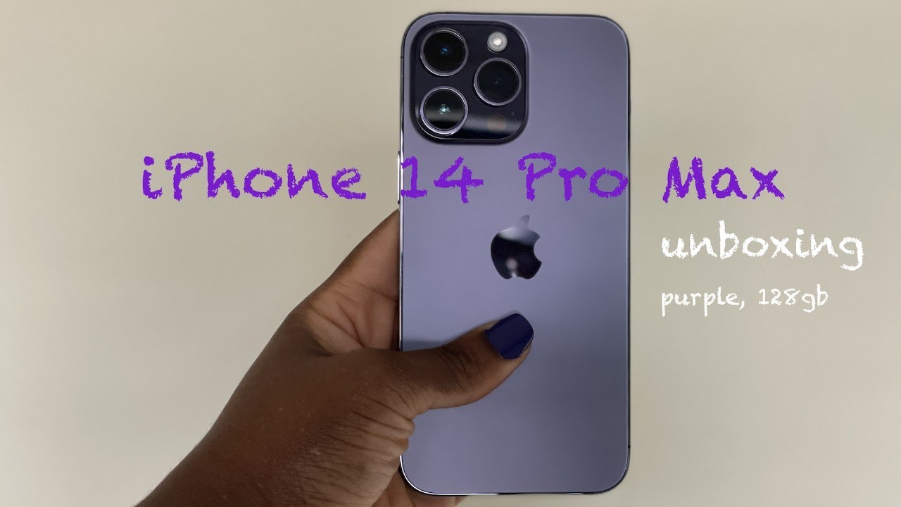 iPhone 14 Pro Max Deep Purple 💜 | Unboxing 📦 | Accessories 📱| Set Up ...