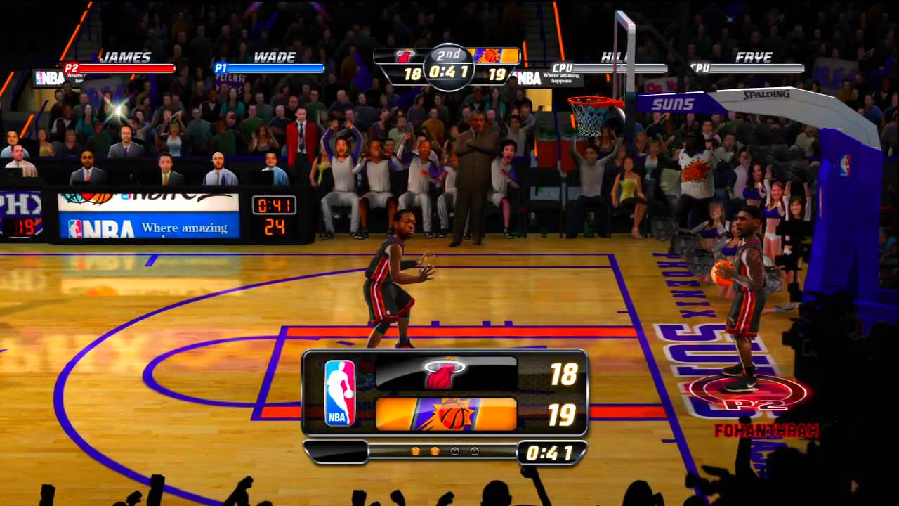 NBA JAM On Fire Edition: Miami Heat vs. Phoenix Suns - YouTube