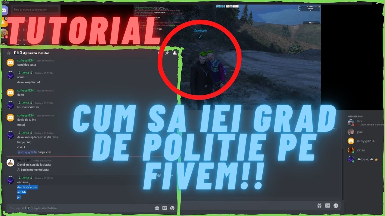 Cum sa iei grad de politist pe FiveM! TUTORIAL - YouTube