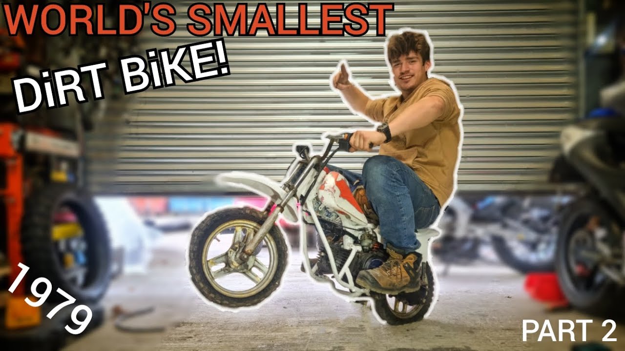 RESTORING the world's SMALLEST 2 stroke dirt bike from japan! HONDA ...