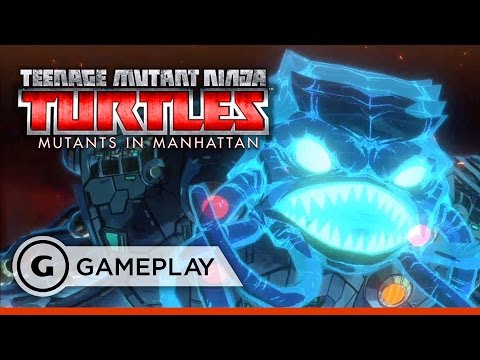 Mega Krang Boss Fight - Teenage Mutant Ninja Turtles: Mutants in ...