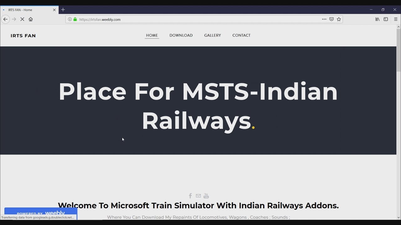 IRTS FAN Website : Place For MSTS - Indian Railways. - YouTube