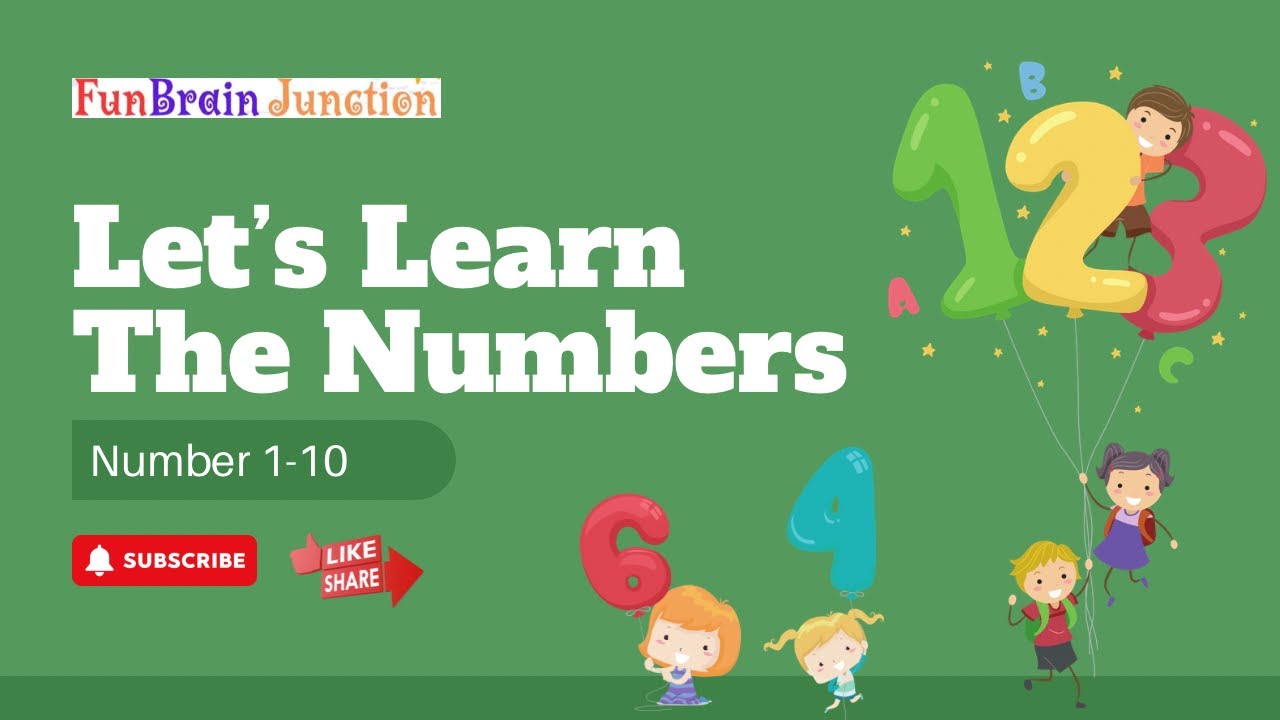 Learn Numbers 1 to 10 with Fun Animations! | Kids Learning Video - YouTube