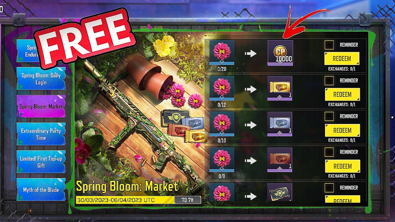 codm spring bloom event season 3 2023 | how to get free cp in codm 2023 ...