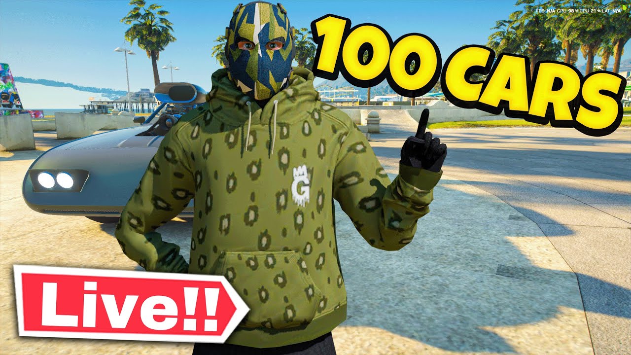 🔴LIVE Robbing 100 CARS | Redline RP - YouTube