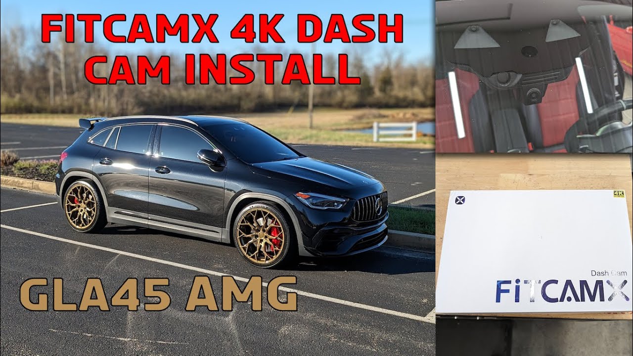 My 2022 Mercedes GLA45 AMG Gets a Stealthy @fitcamx 4K Dash Cam - YouTube