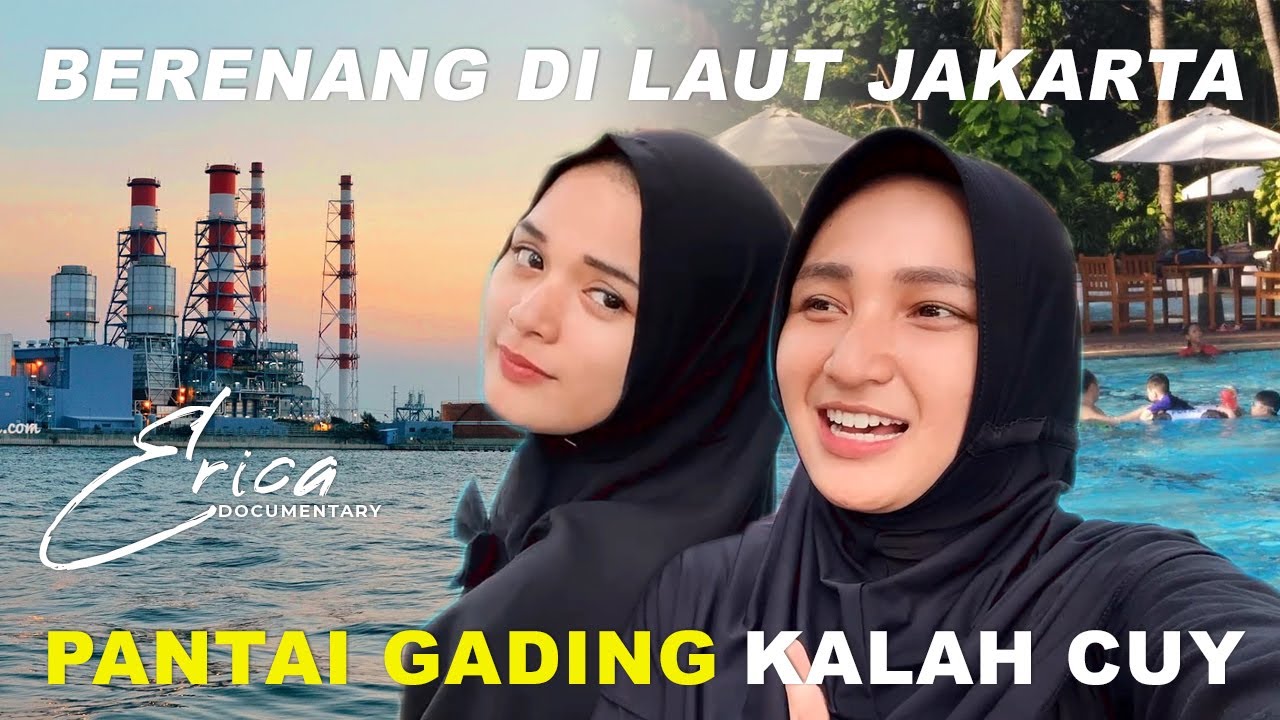 BERENANG DI WATERPARK PANTAI MUTIARA JAKARTA | ERICA FEBRI | SWIMMING ...