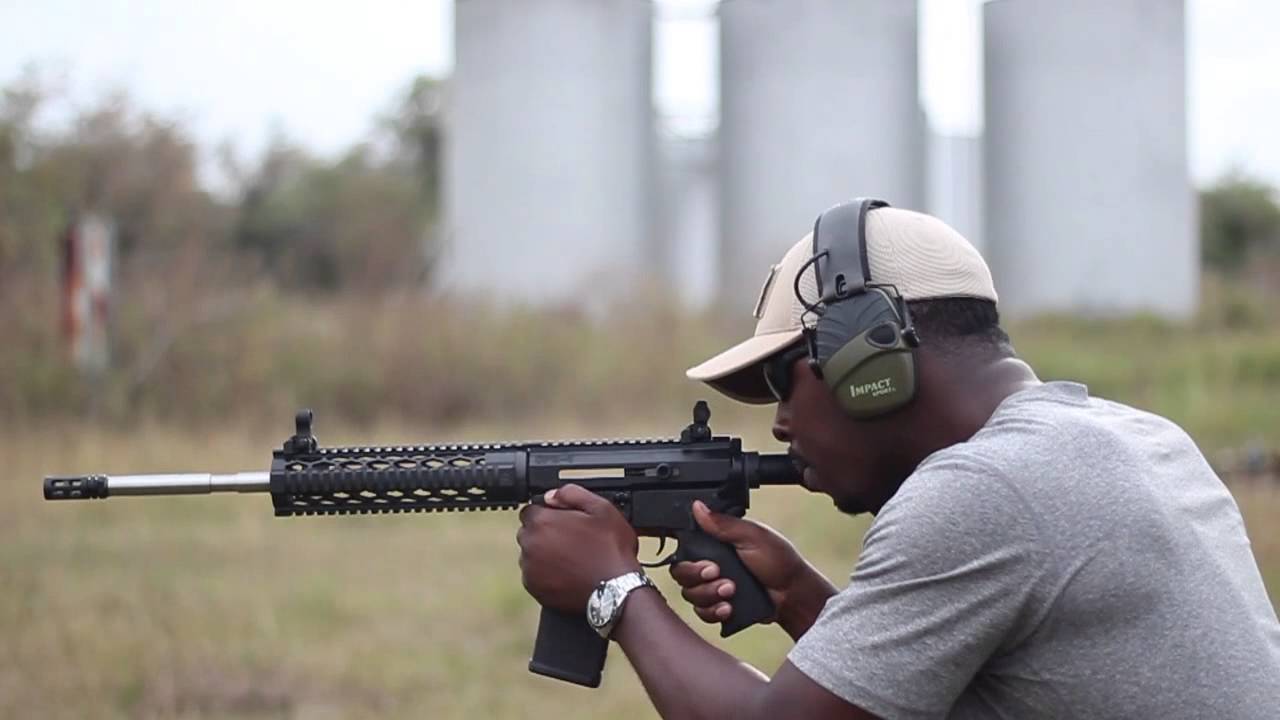 2 VETS ARMS 556 SOPMOD Side Charging AR-15 - YouTube