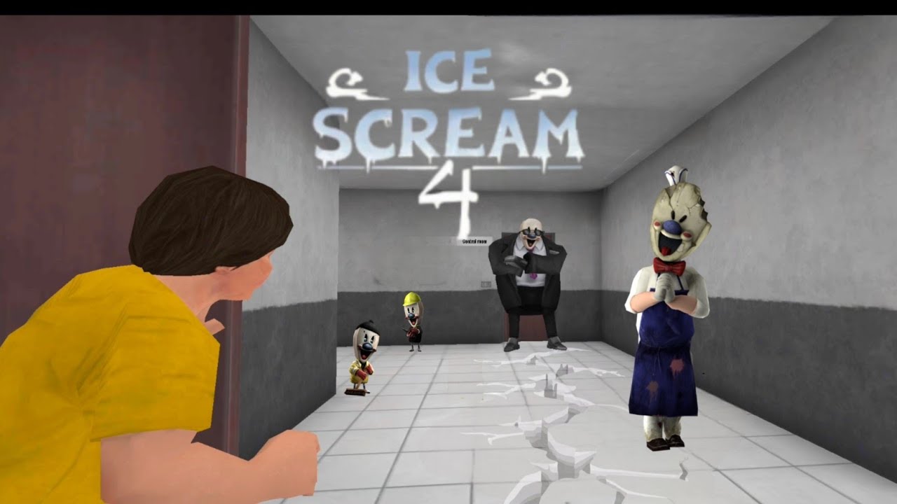 ESCAPING FROM ROD'S HORROR ICE CREAM FACTORY | ICE SCREAM 4 GAMEPLAY ...