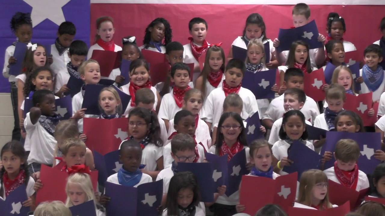 2nd Grade's Celebrate Texas Choir Program - YouTube
