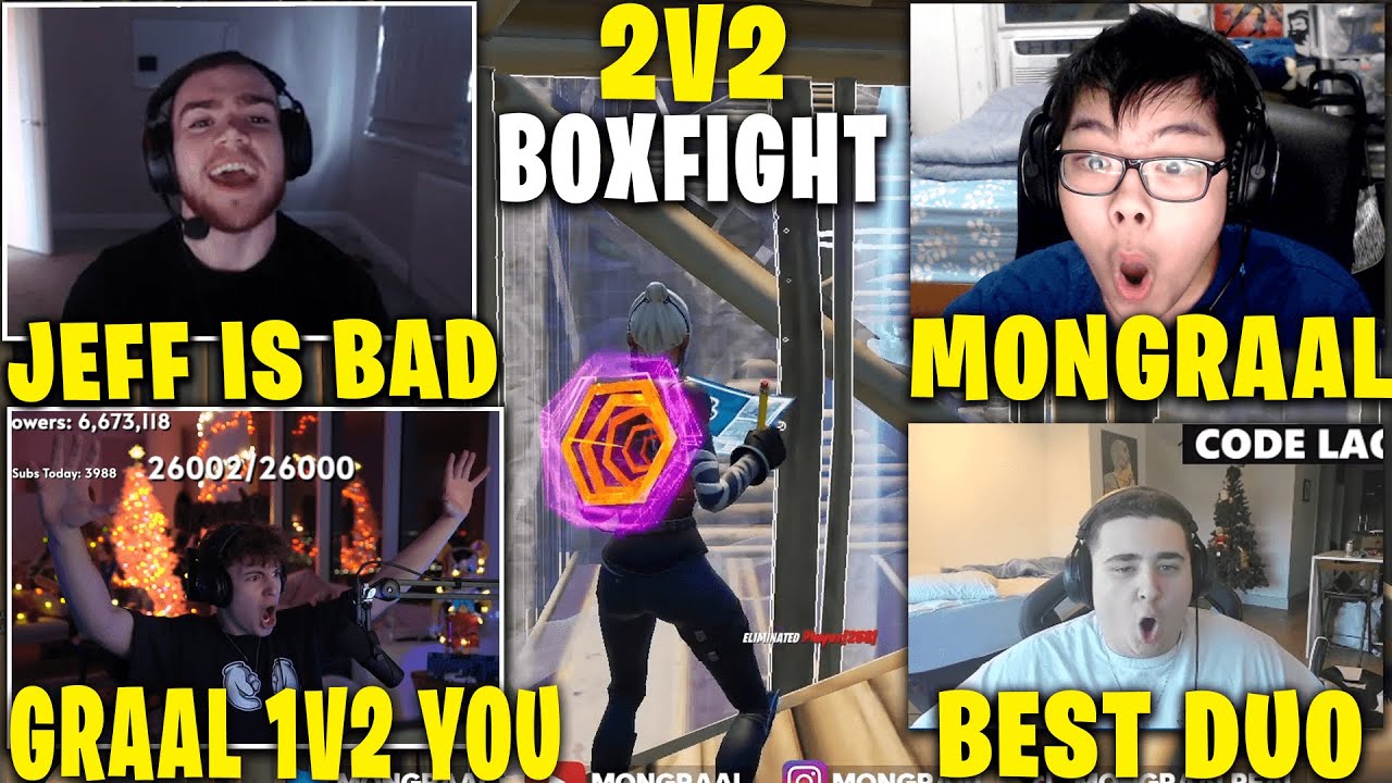 Clix SHOCKED After MONGRAAL 1v2 Asian Jeff & Lacy In 2v2 BOX FIGHTS ...