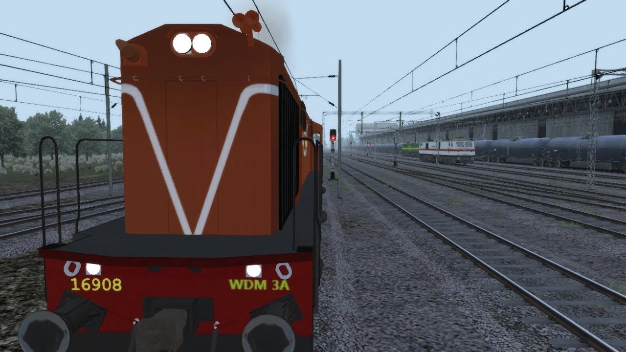 Rajdhani Express || WAP4 || LHB Rakes || Train Simulator 2018/Railworks ...