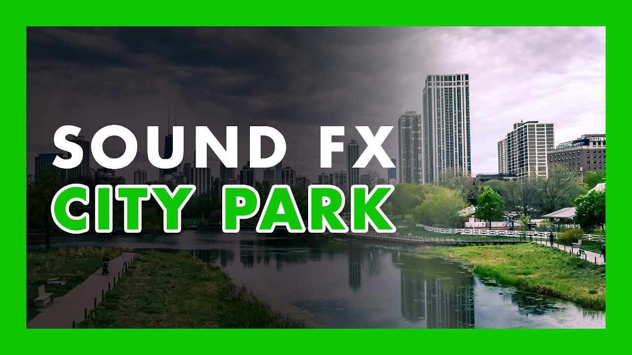CITY PARK Ambience - (Sound Effect) 🏞🔉 - YouTube