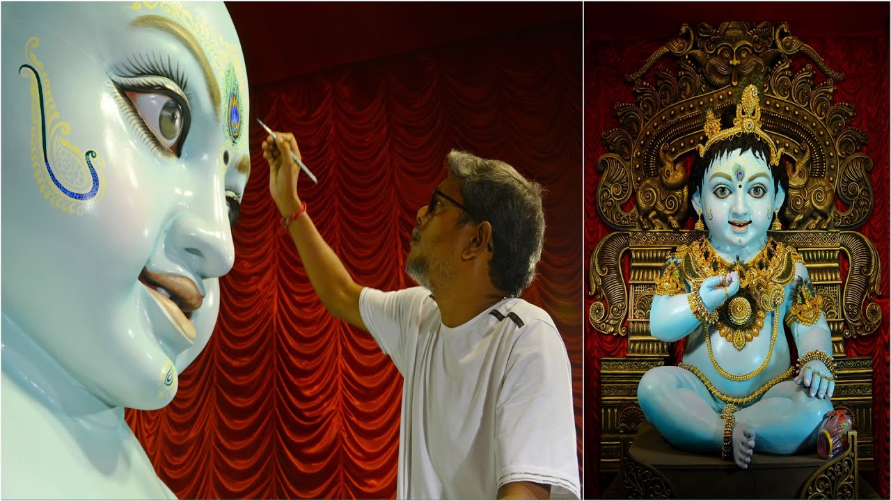 Kumartuli Gopal Puja 2023 | Gopal Idol Full Making and Painting | Exclusive Video | Gopal Thakur ...