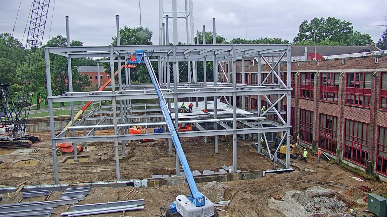 Academic Building Construction Time Lapse August-October 2019 | Rose ...