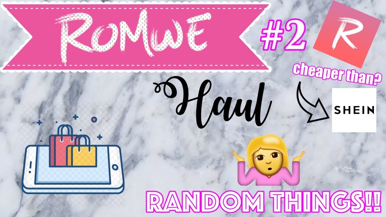 ROMWE HAUL #2 | INDIA | CHEAPER THAN SHEIN? | - YouTube