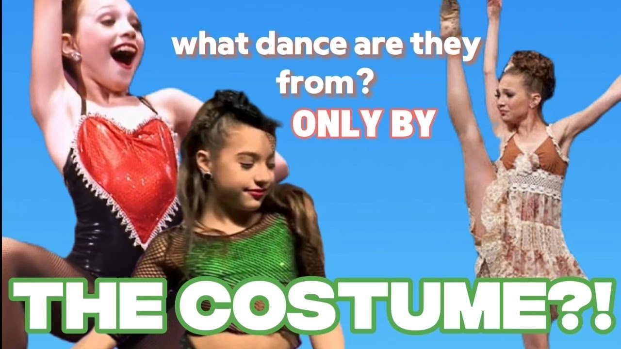 Guess the Dance Moms DANCE only by the COSTUME || Dance Moms games ...