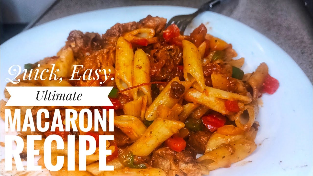 Exotic Coconut-Infused Macaroni Stir-fry: The Ultimate Fusion of ...