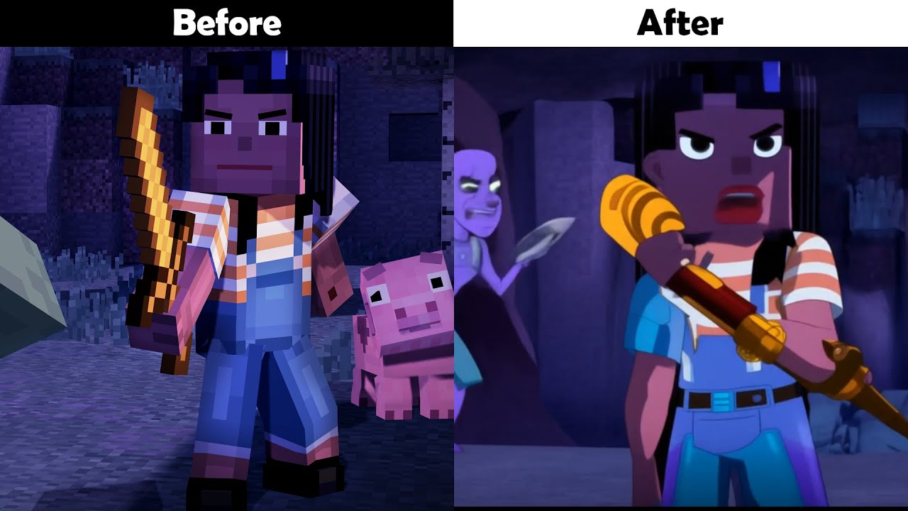 Minecraft: Story Mode Season 1 in Luma Dream Machine - YouTube